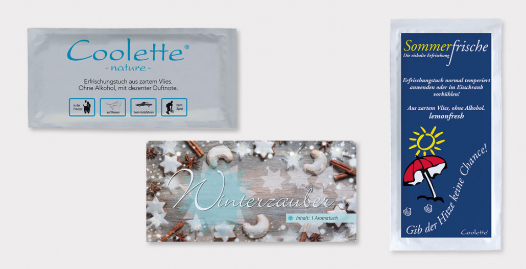 Original refreshing towels from Coolike I Without alcohol